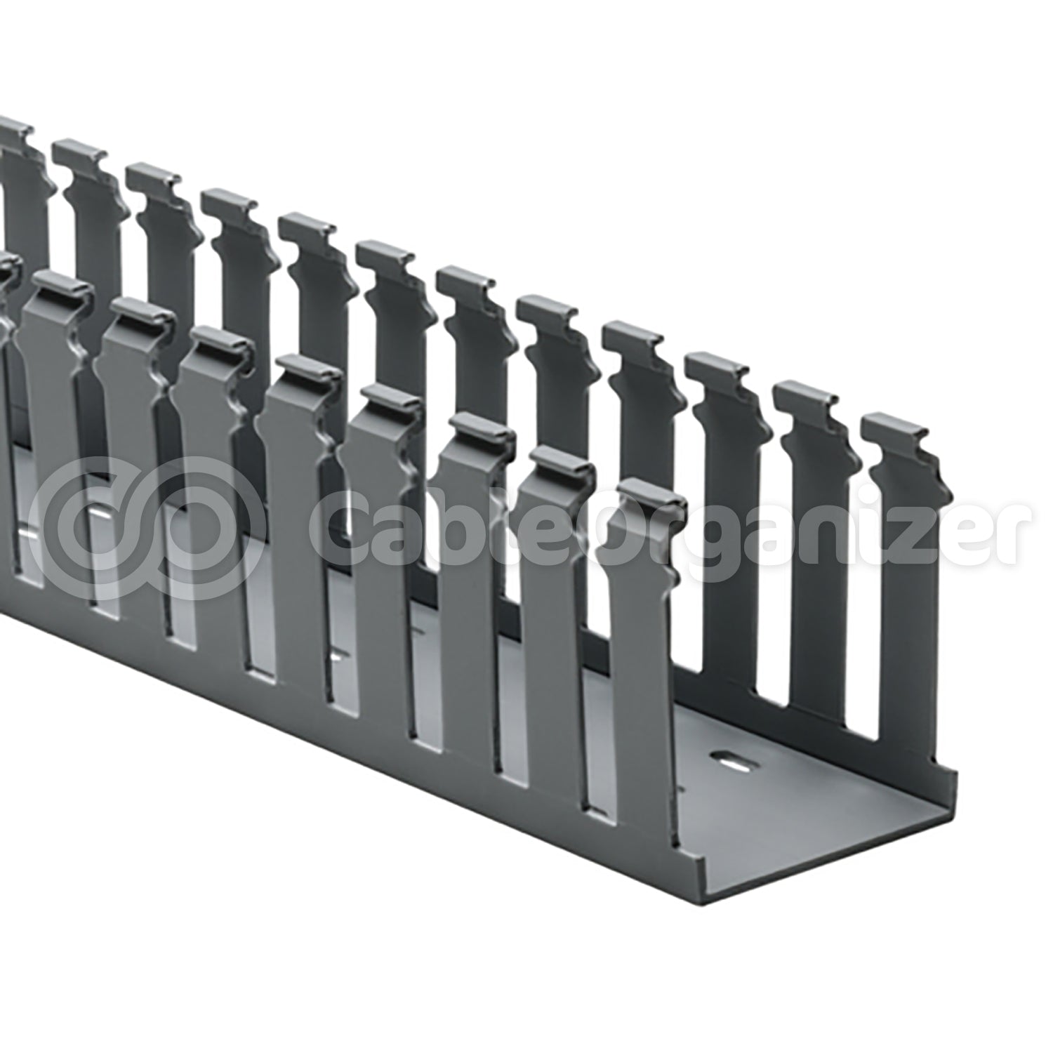 HellermannTyton® Slotted Wall Wiring Duct - 2.5in - Non-Adhesive – CableOrganizer