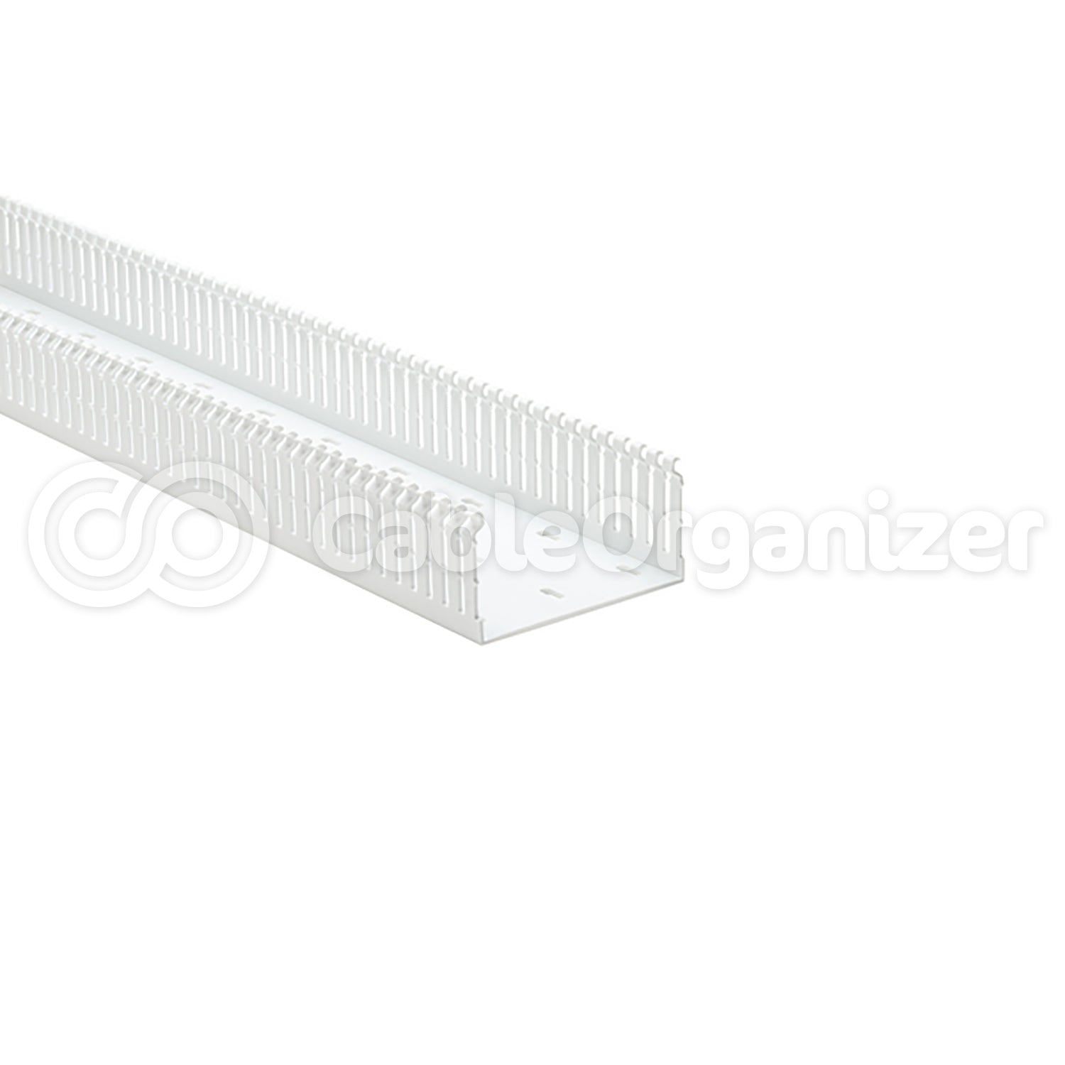HellermannTyton® High Density Slotted Wall Wiring Duct - 4in - Adhesiv – CableOrganizer