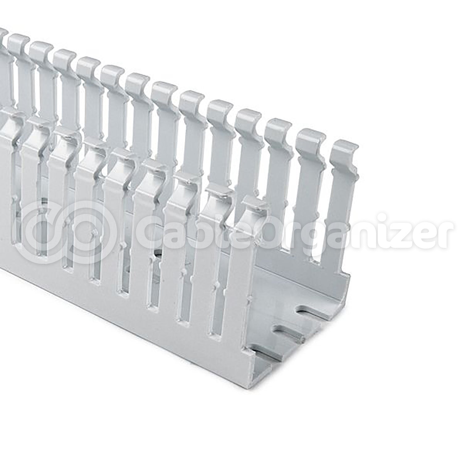 HellermannTyton® High Density Slotted Wall Wiring Duct - 1.5in - Non-A – CableOrganizer