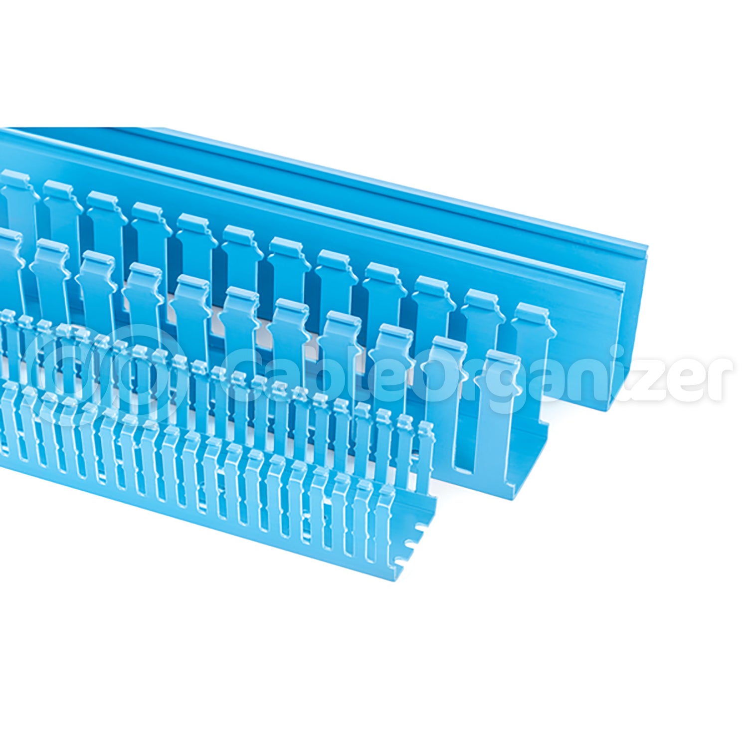 HellermannTyton® High Density Slotted Wall Wiring Duct - 3in - Non-Adh – CableOrganizer