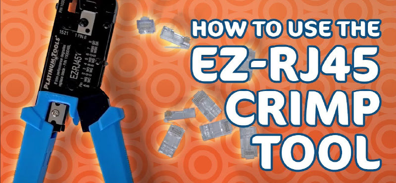 EZ-RJ45 Crimp Tool Video – CableOrganizer