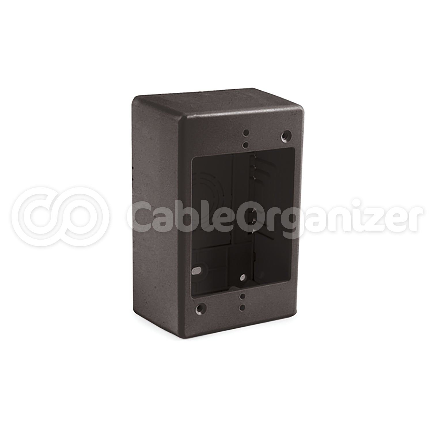 HellermannTyton® Power Rated Raceway - Single Gang Junction Box ...